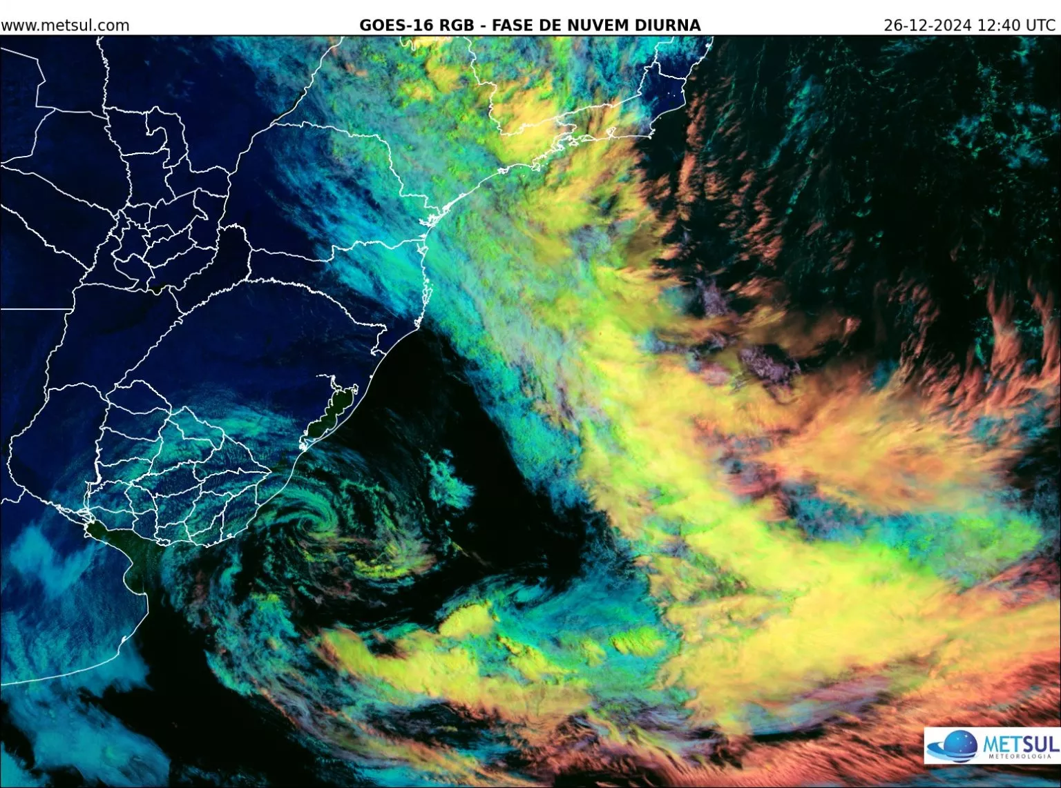 Ciclone extratropical provoca temperaturas baixas no Sul do país nesta ...